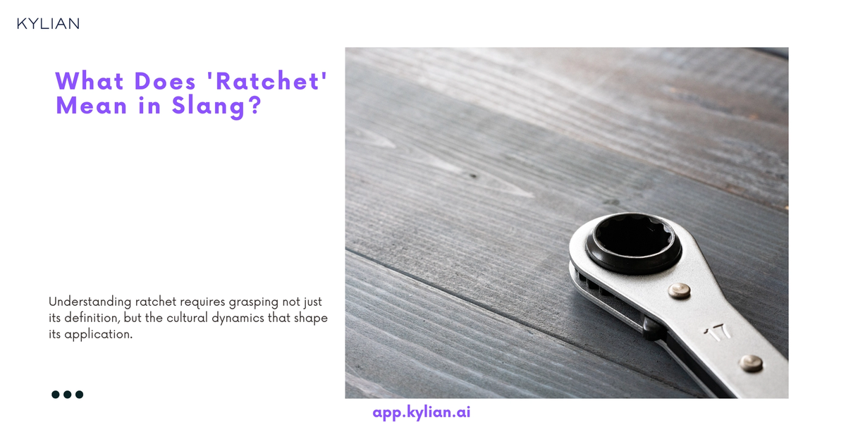 Ratchet Slang Word | Learn English