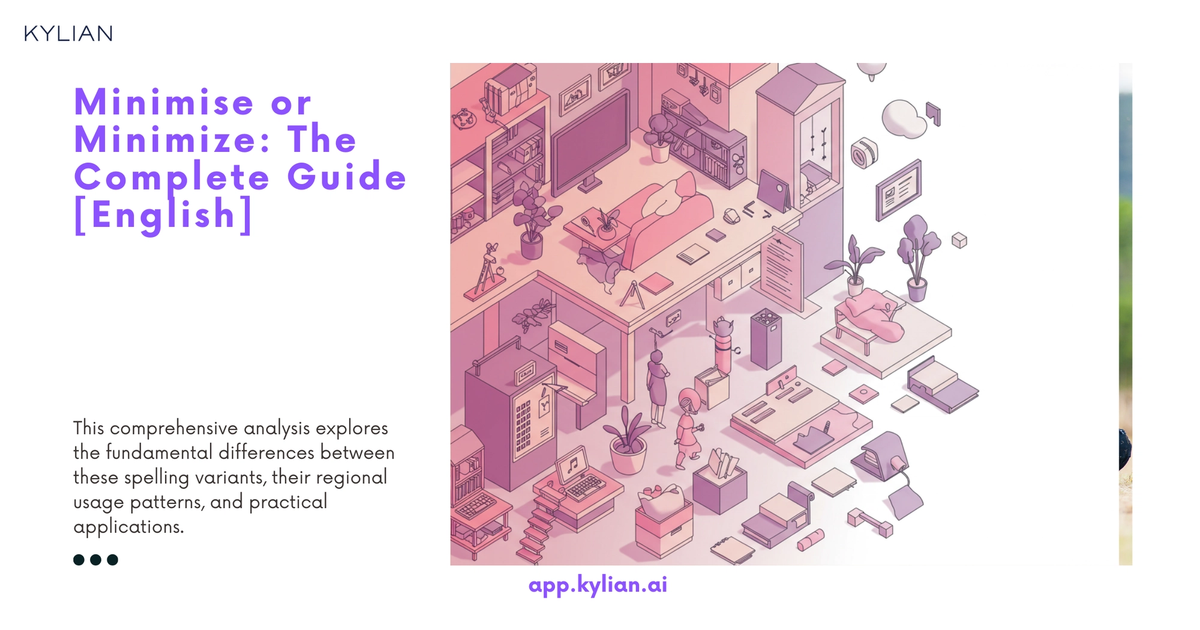 Minimise or Minimize: The Complete Guide [English]