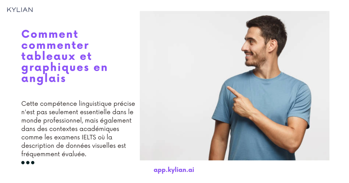 Commenter des diagrammes et tableaux en anglais