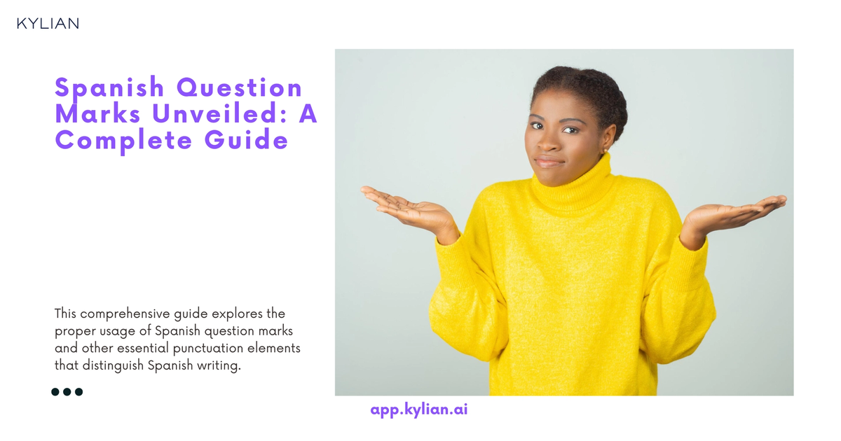 spanish punctuation question mark