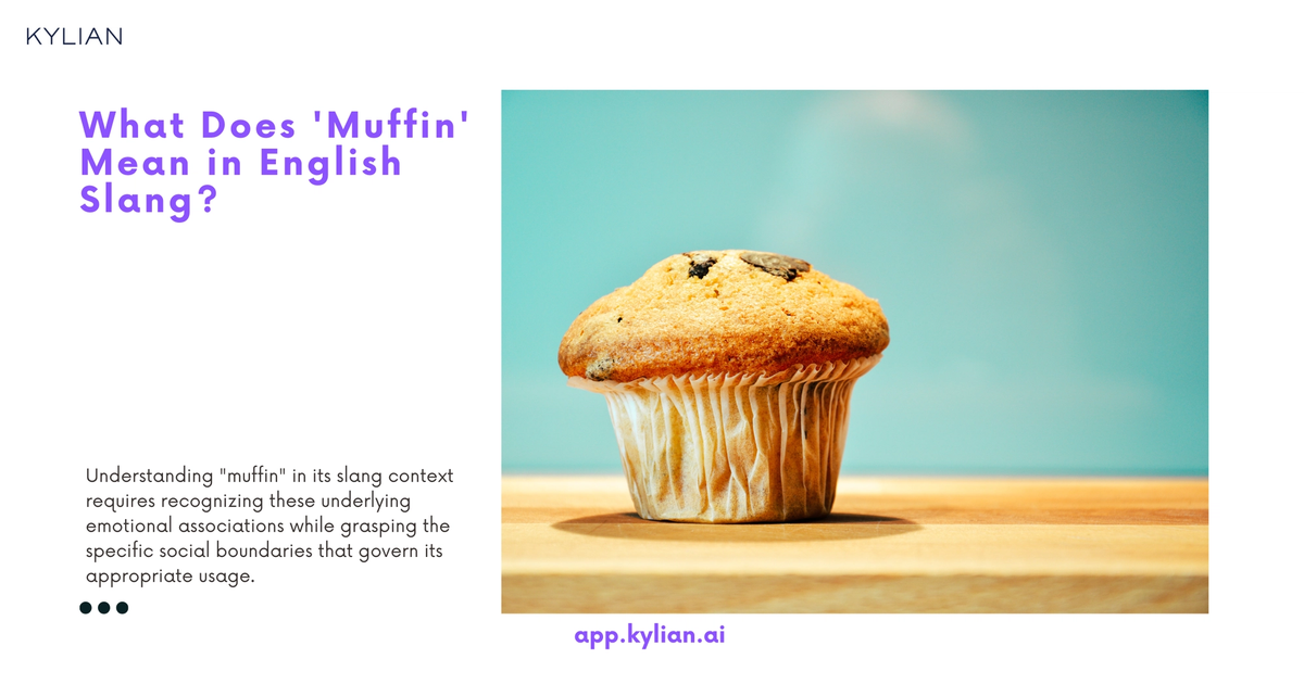 Muffin Slang Word | Learn English
