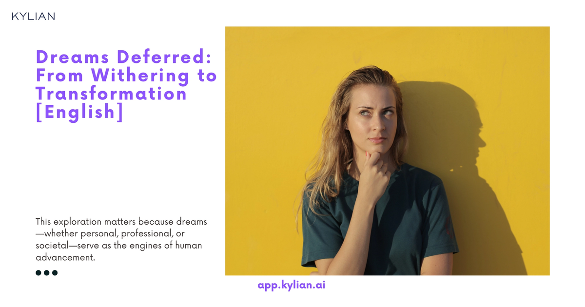 Dreams Deferred: From Withering to Transformation [English]