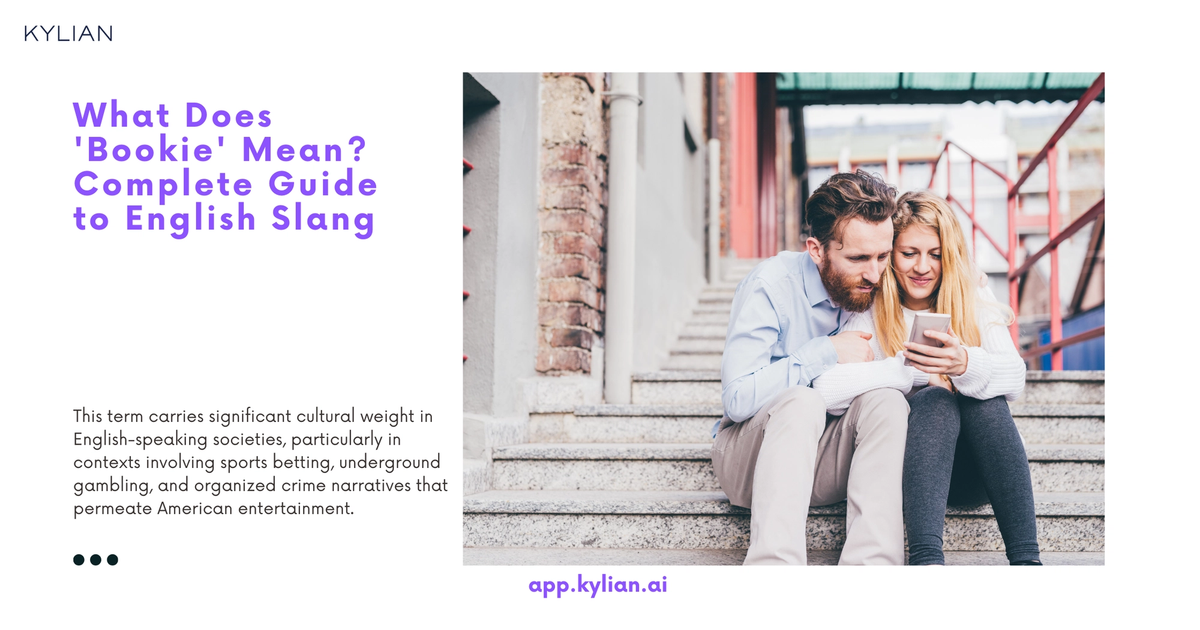 Bookie Slang Expression | Learn English