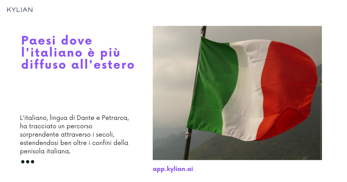 Paesi dove l'italiano è più diffuso all'estero