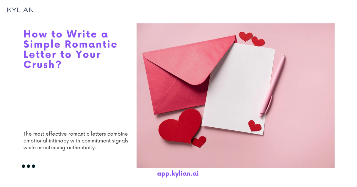 How to Write a Simple Romantic Letter to Your Crush?