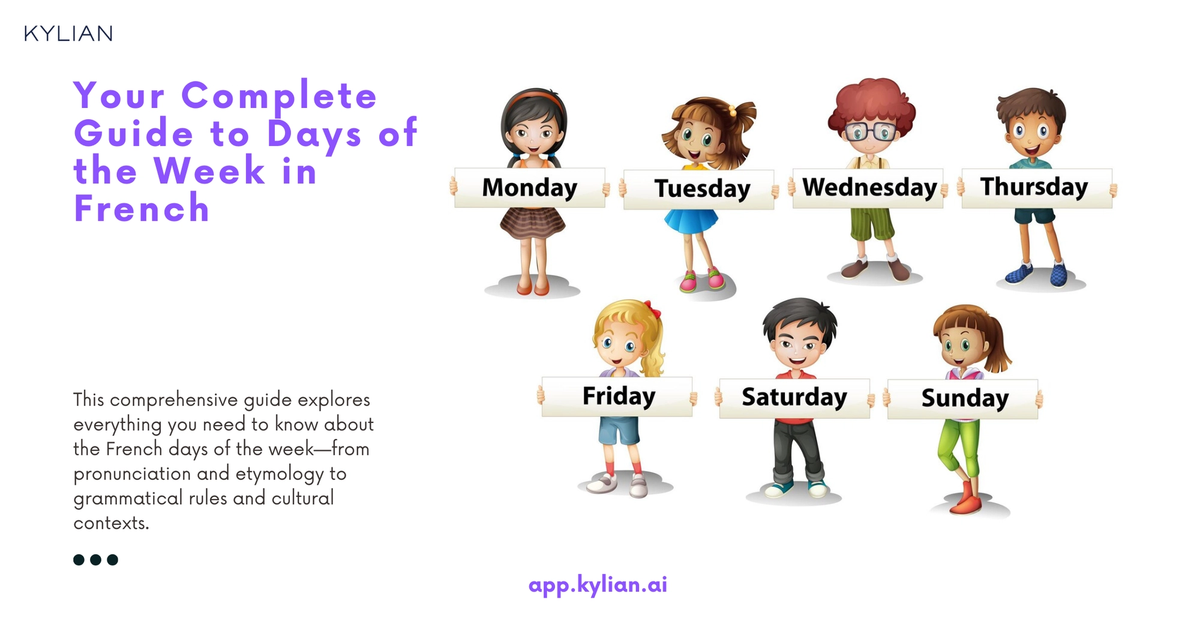 Days of the Week in French – Complete Guide with Examples