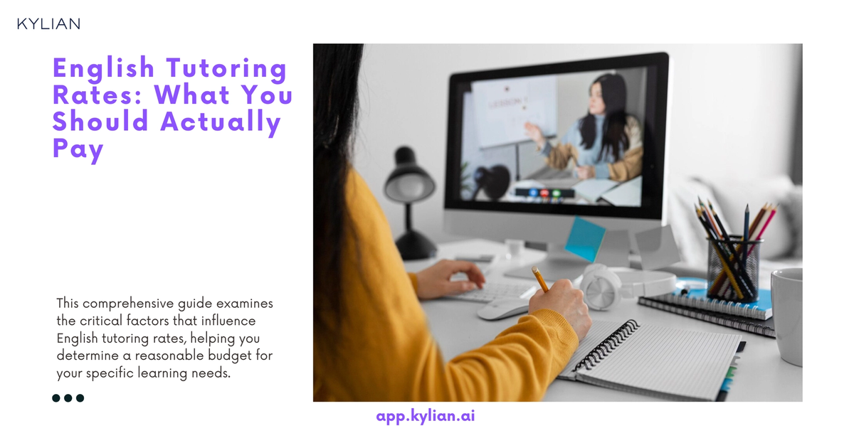 English Tutoring Rates: What You Should Actually Pay