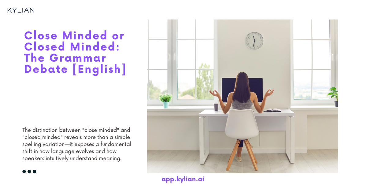 Close minded or closed minded | Learn English