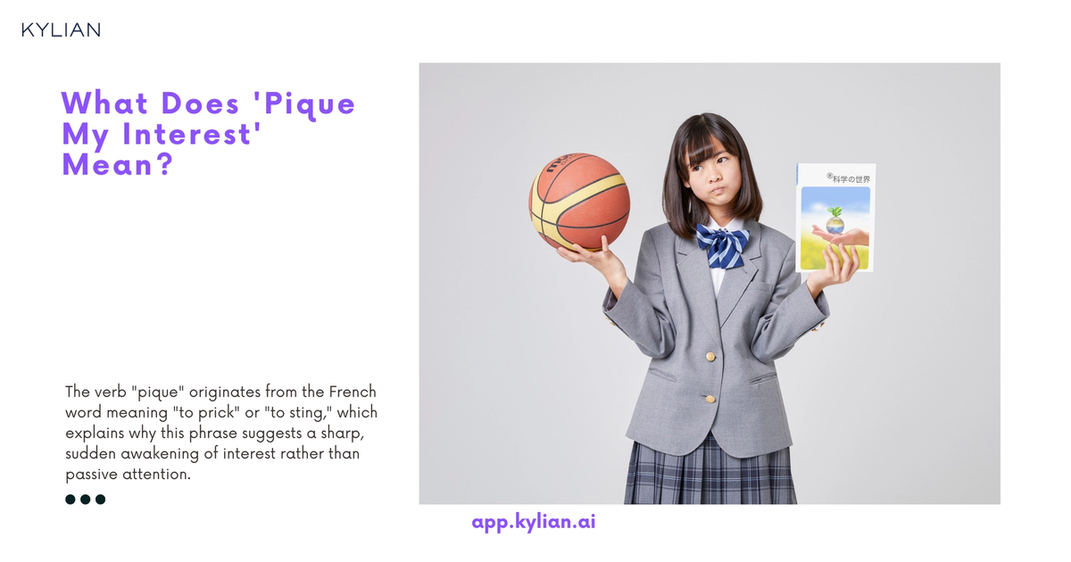 What Does 'Pique My Interest' Mean? | Learn English