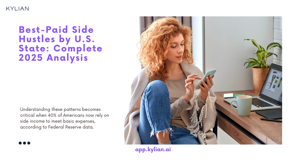 Best-Paid Side Hustles by U.S. State: Complete 2025 Analysis