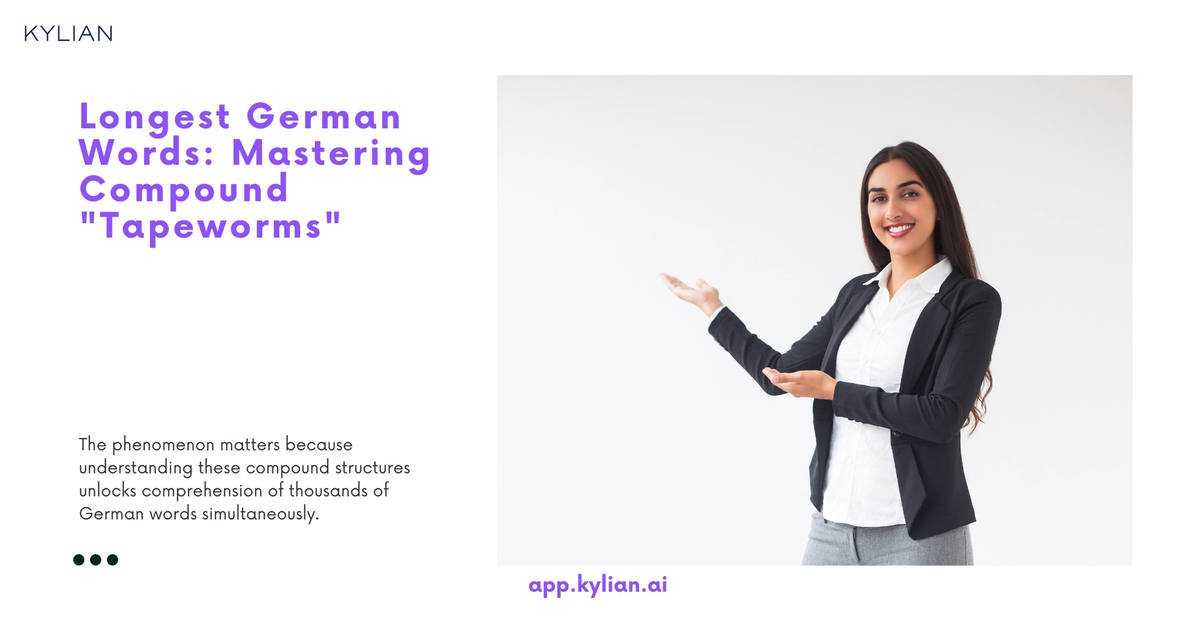 The longest German word and other “tapeworm words”