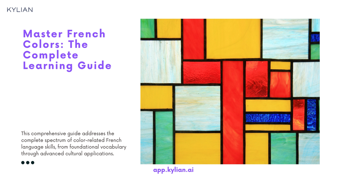 Master French Colors: The Complete Learning Guide