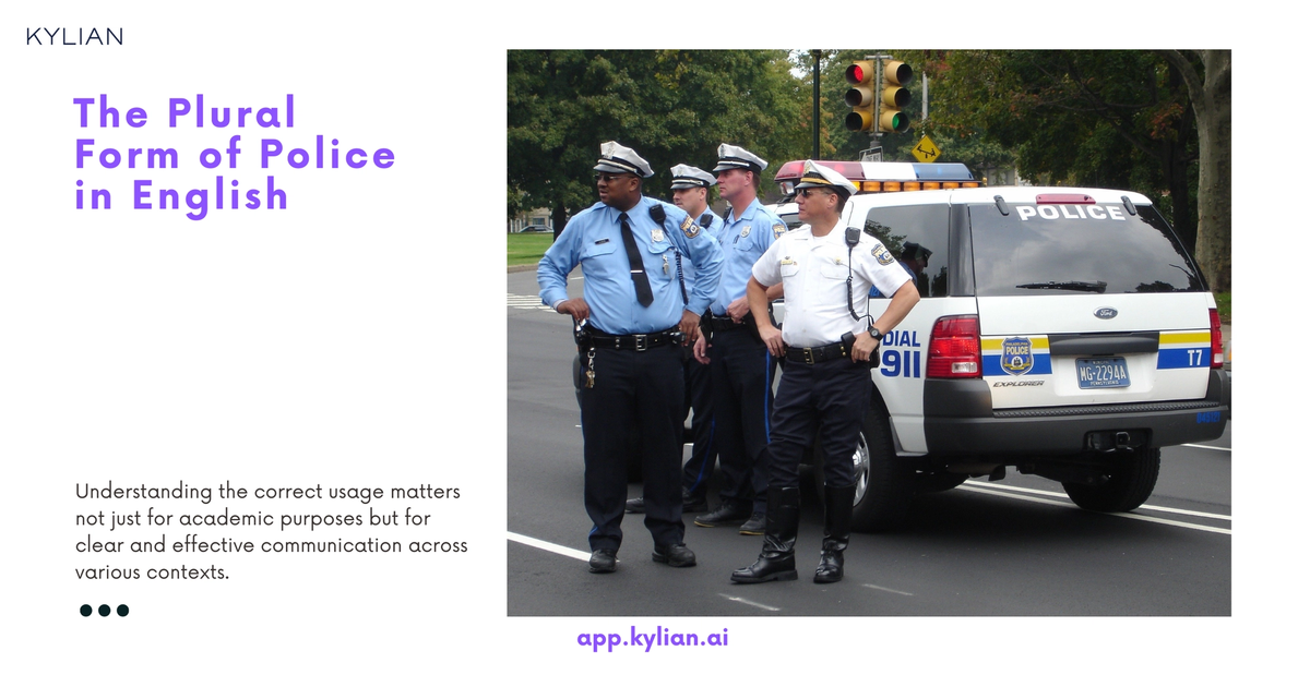 The Plural Form of Police in English