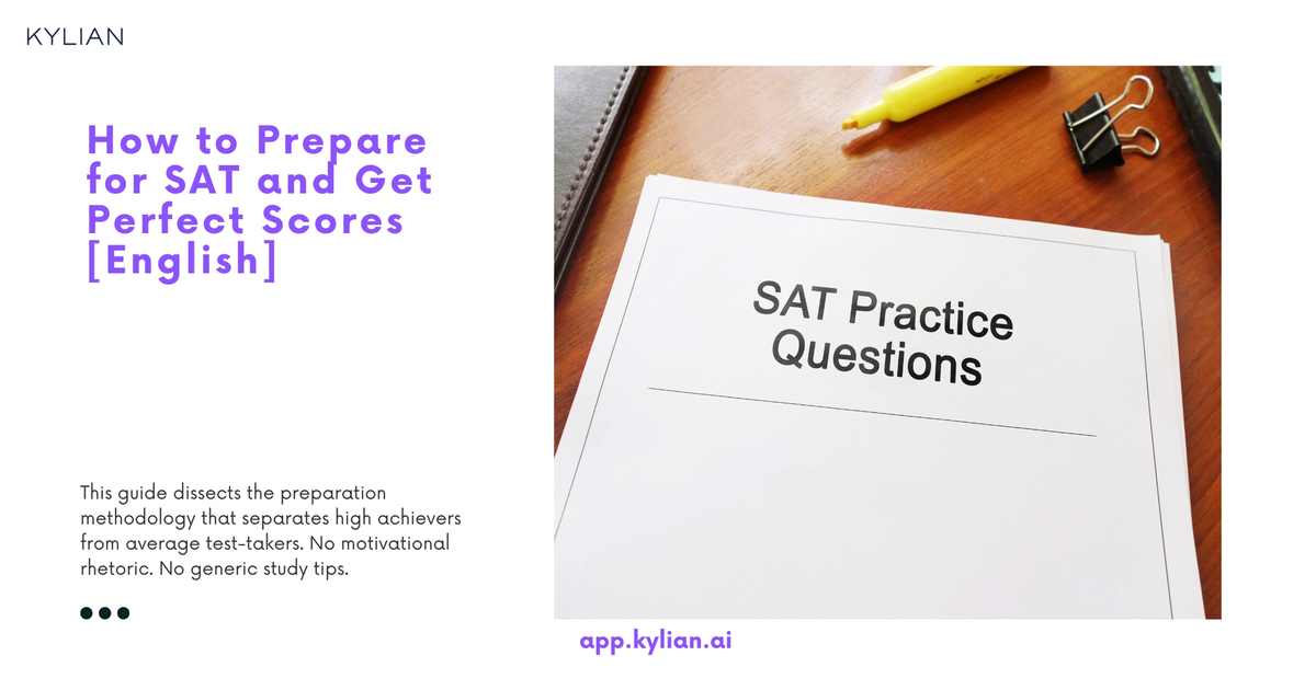 How to Prepare for SAT and Get Perfect Scores [English]