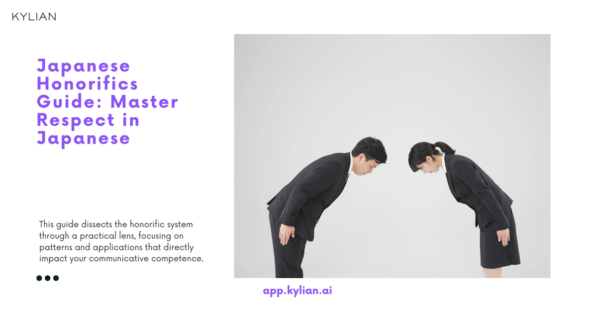 Japanese Honorifics Guide: Master Respect in Japanese
