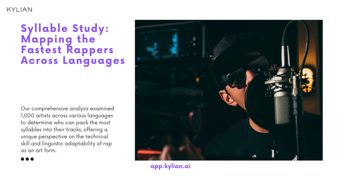 Syllable Study: Mapping the Fastest Rappers Across Languages