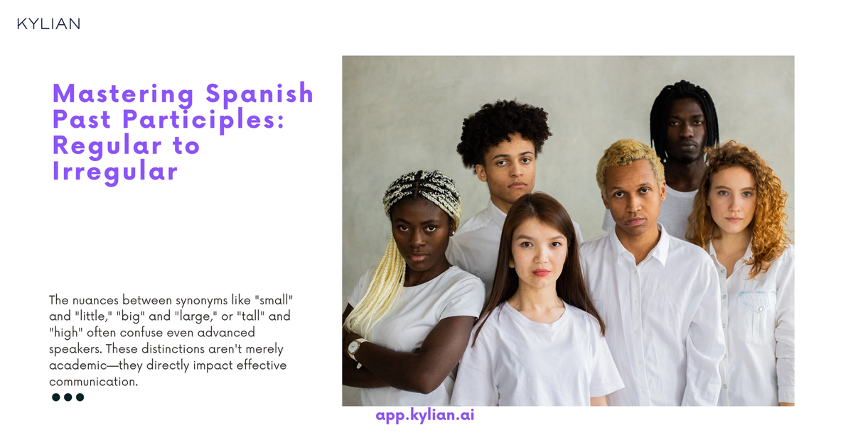 Small vs Little, Big vs Large, Tall vs High | Learn English