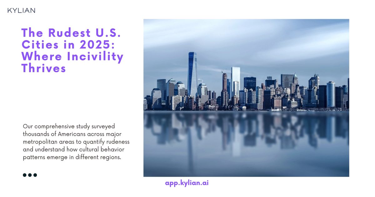 The Rudest U.S. Cities in 2025: Where Incivility Thrives