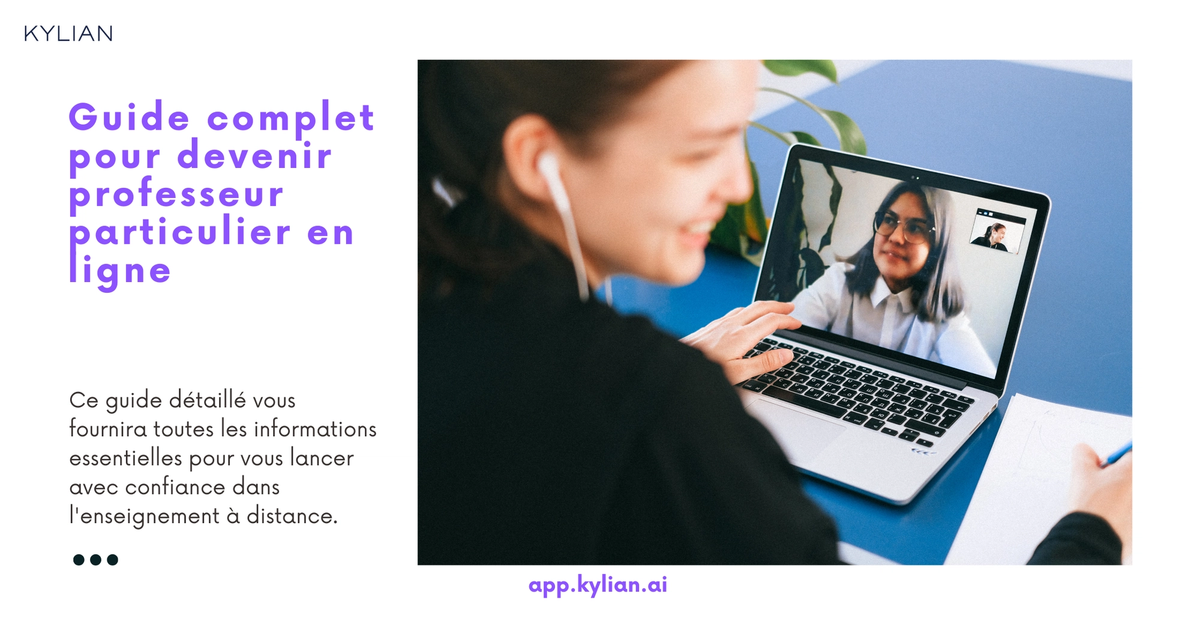 Guide complet pour devenir professeur particulier en ligne