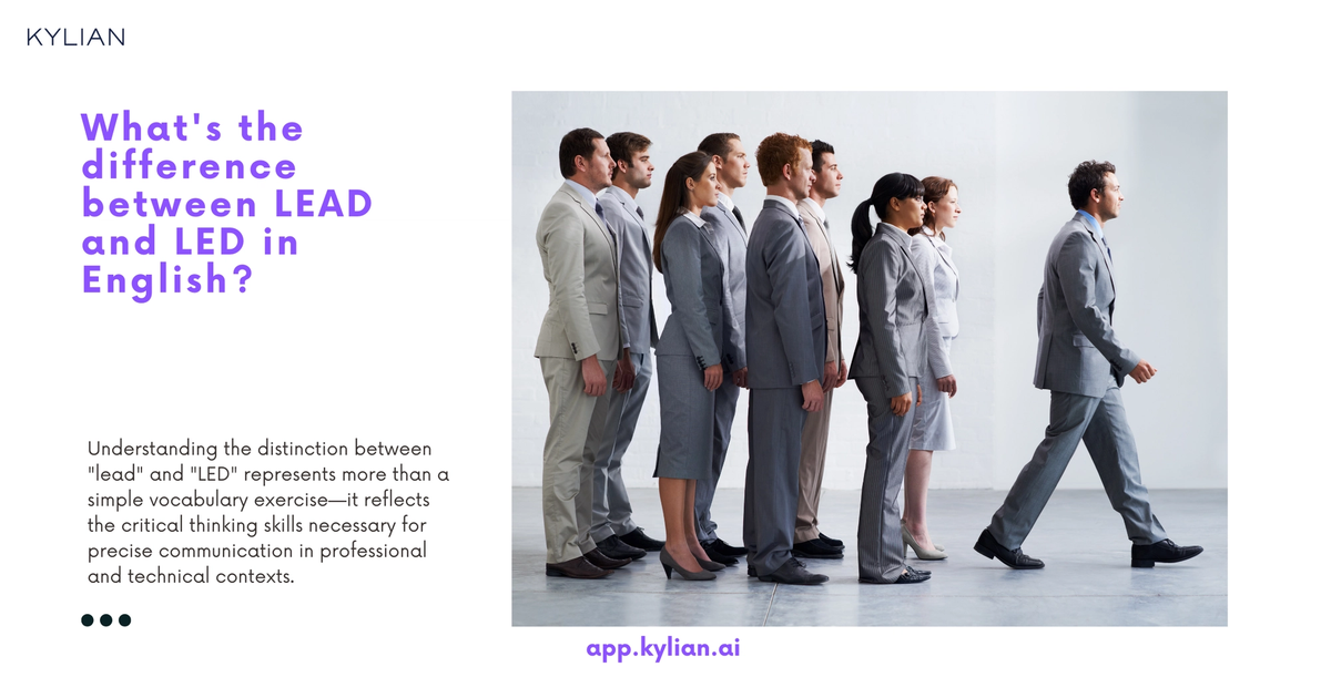 “Led” or “Lead”—What Is the Past Tense of “Lead”?