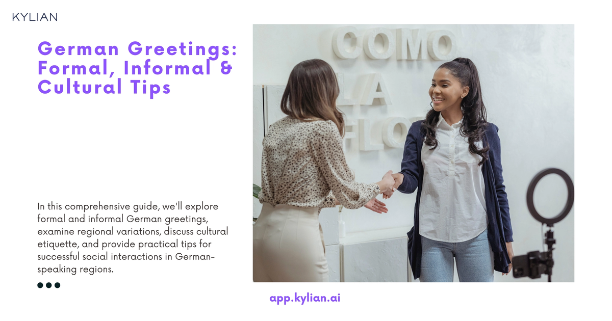 German Greetings: Formal, Informal & Cultural Tips