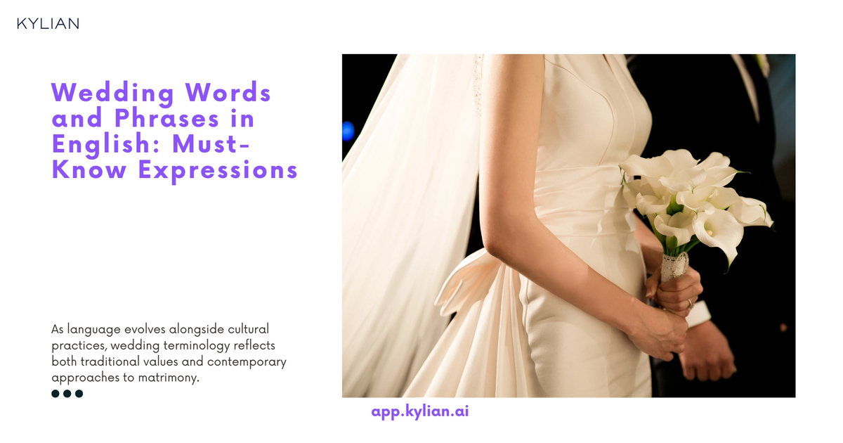 Wedding Words and Phrases in English: Must-Know Expressions