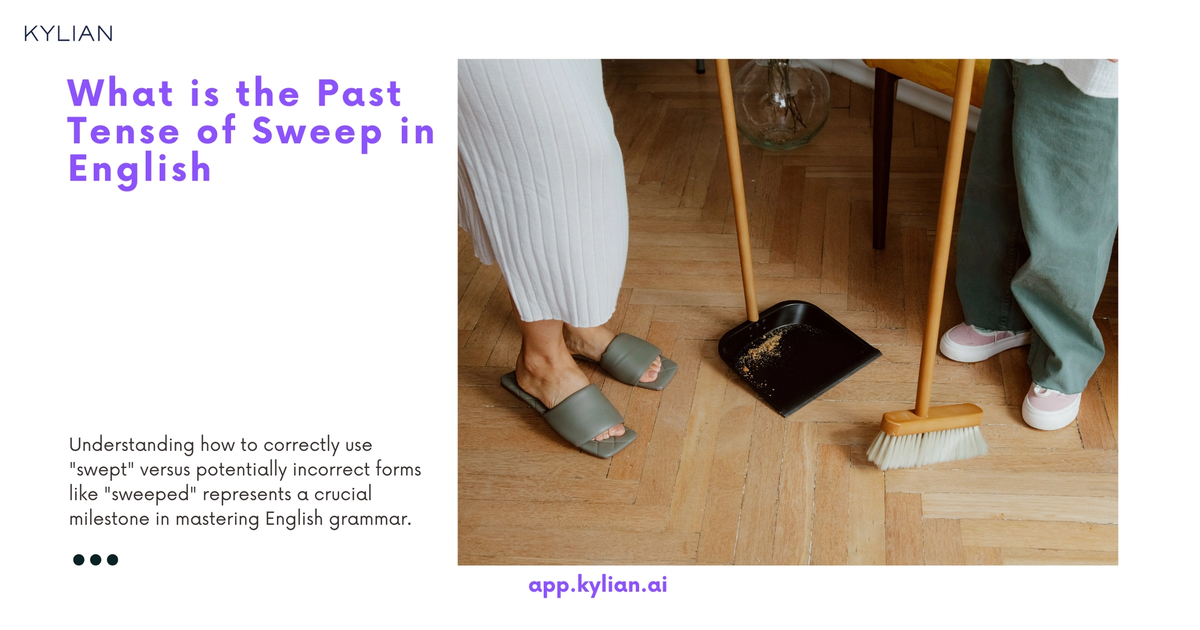 What is the Past Tense of Sweep | Learn English