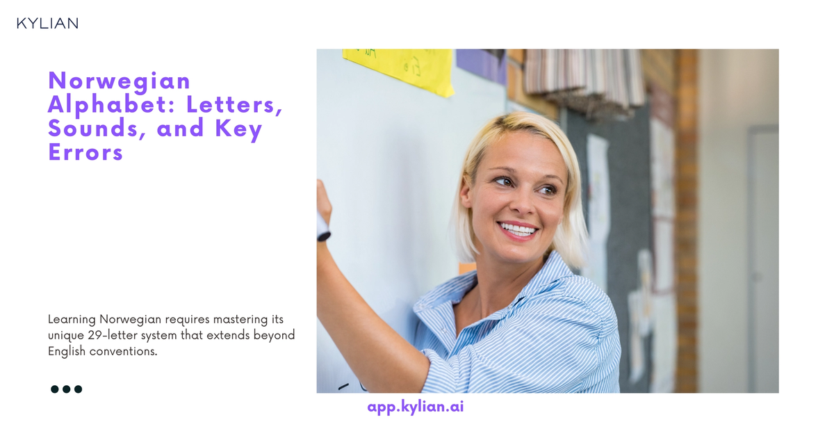 Norwegian Alphabet: Letters, Sounds, and Key Errors