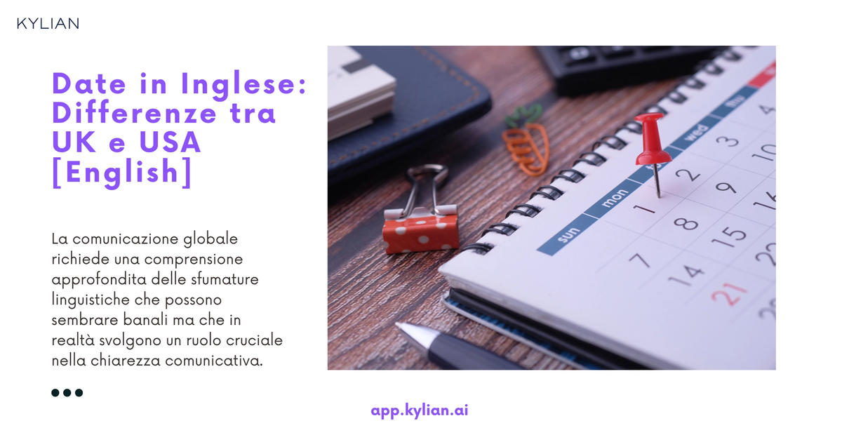 Date in Inglese: Differenze tra UK e USA [English]