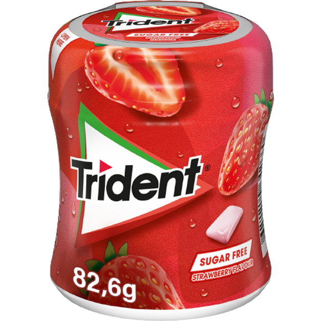 Trident - Drageia Morango Garrafa | Trident Portugal