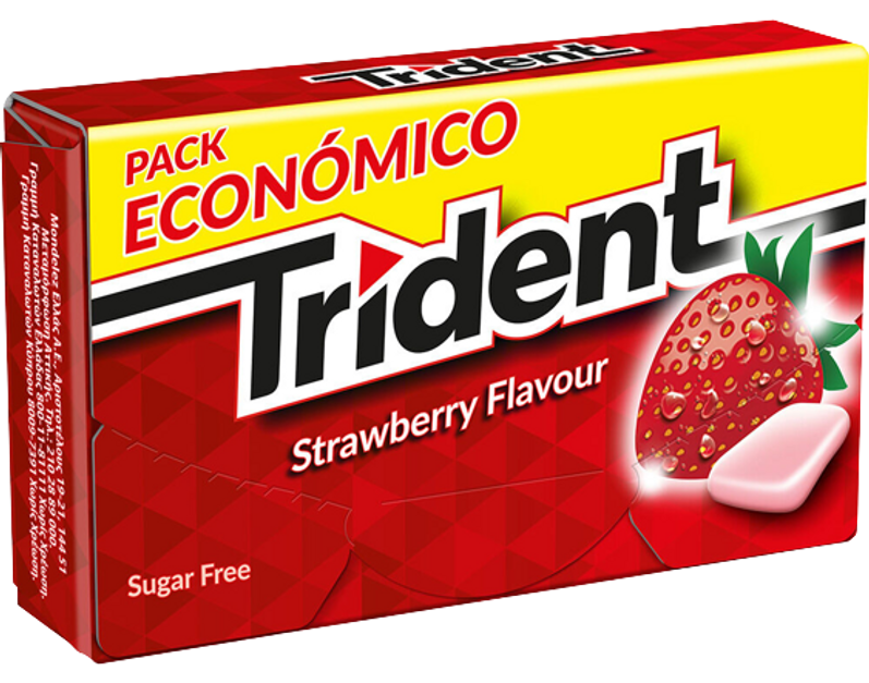 Trident - Drageia Morango Pack Eco | Trident Portugal