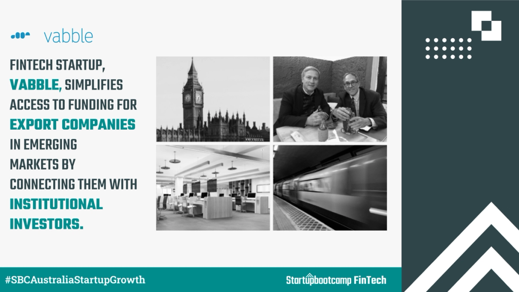 Bridging the Trade Finance Gap with vabble | Startupbootcamp Australia