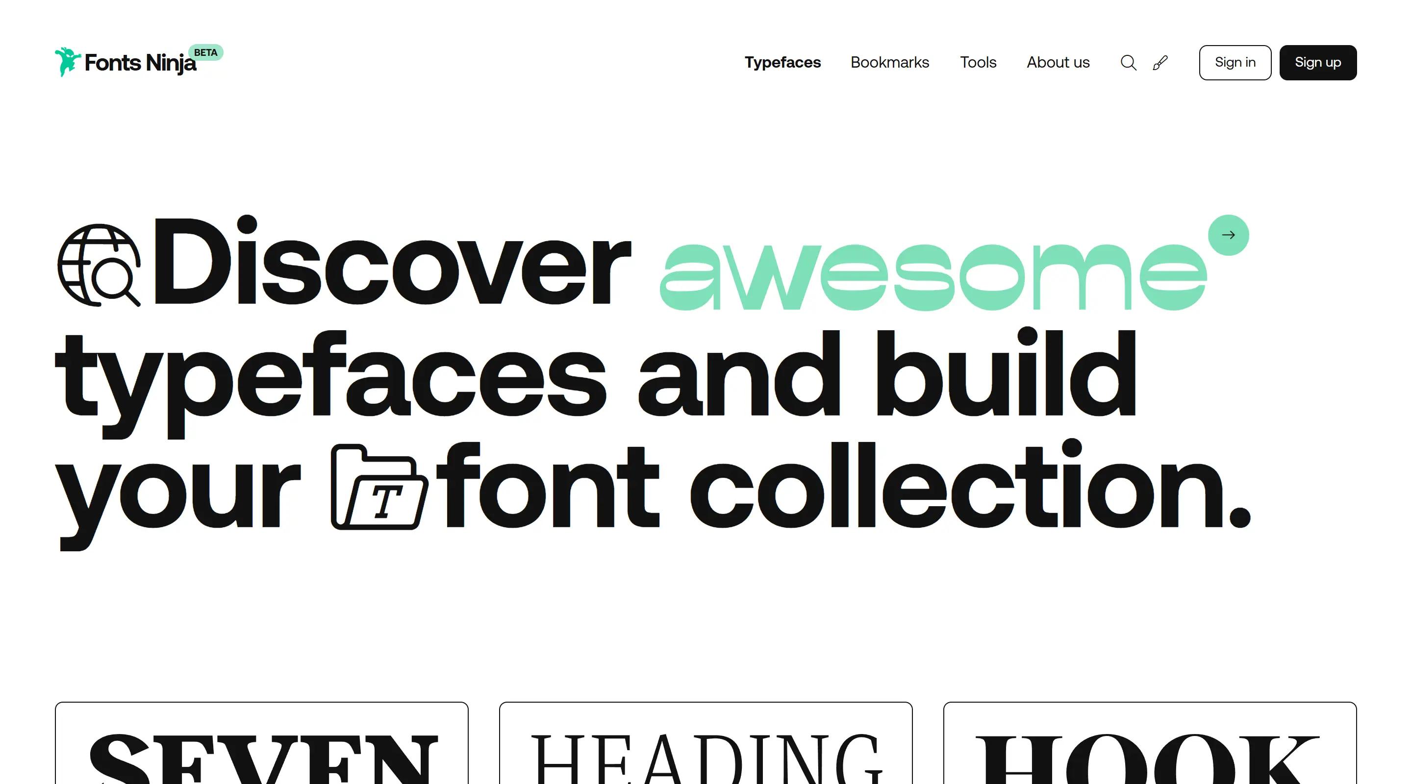 Fonts Ninja | Usetools.Design
