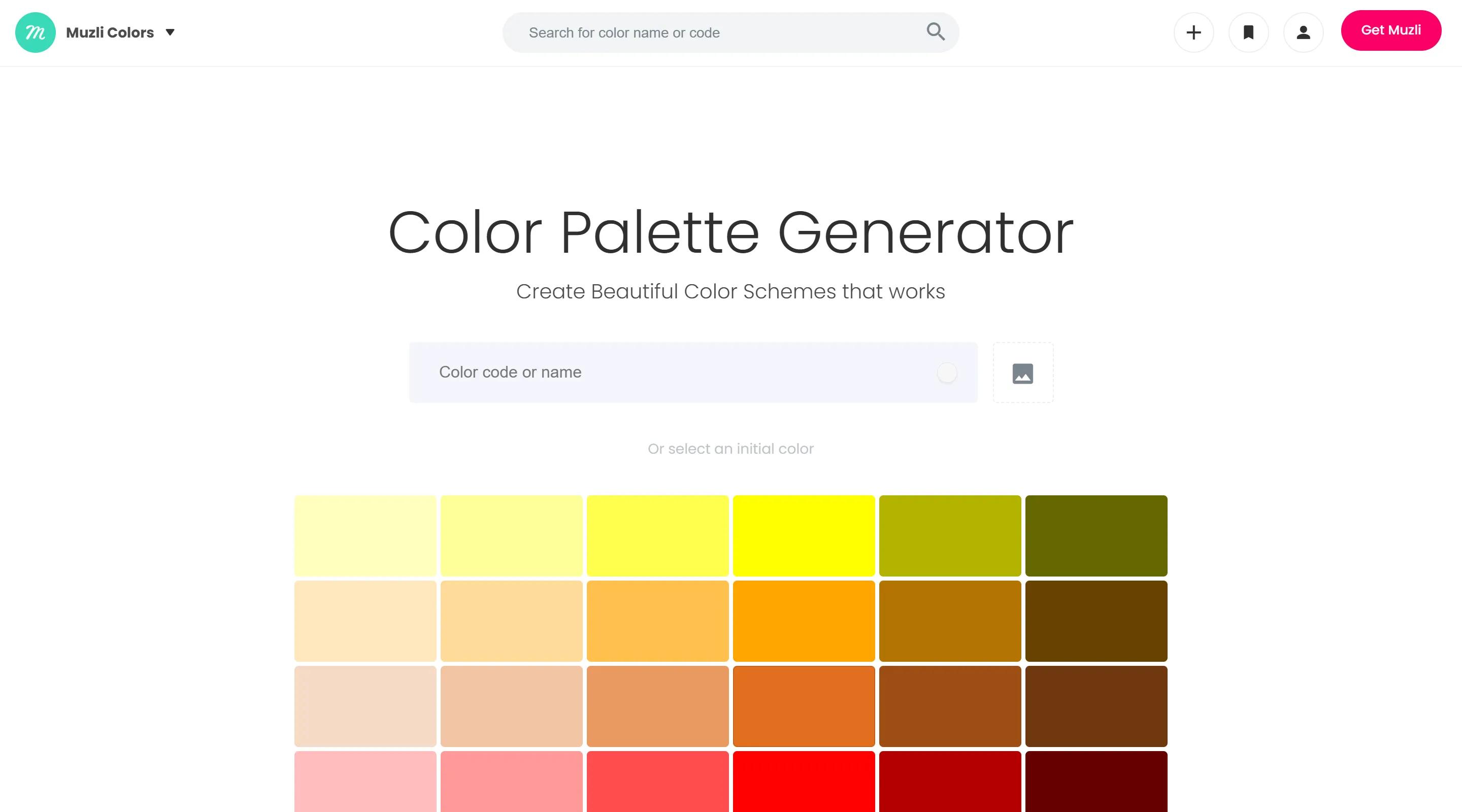Muzli Colors | Usetools.Design