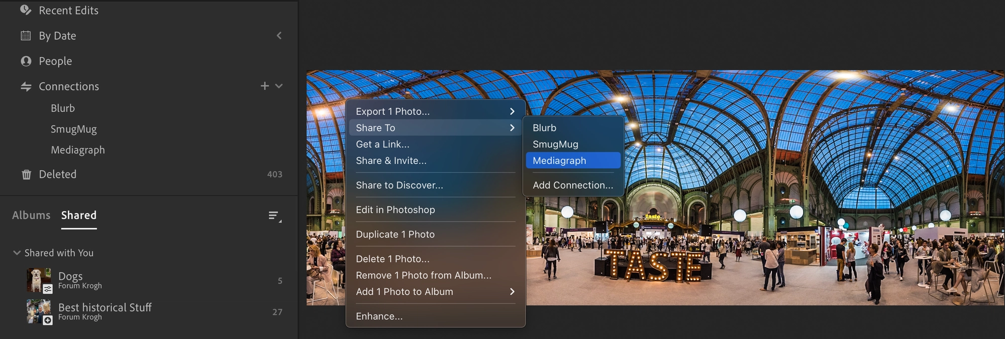 DAM Integration with Adobe Lightroom (Cloud) | Mediagraph | Mediagraph.io