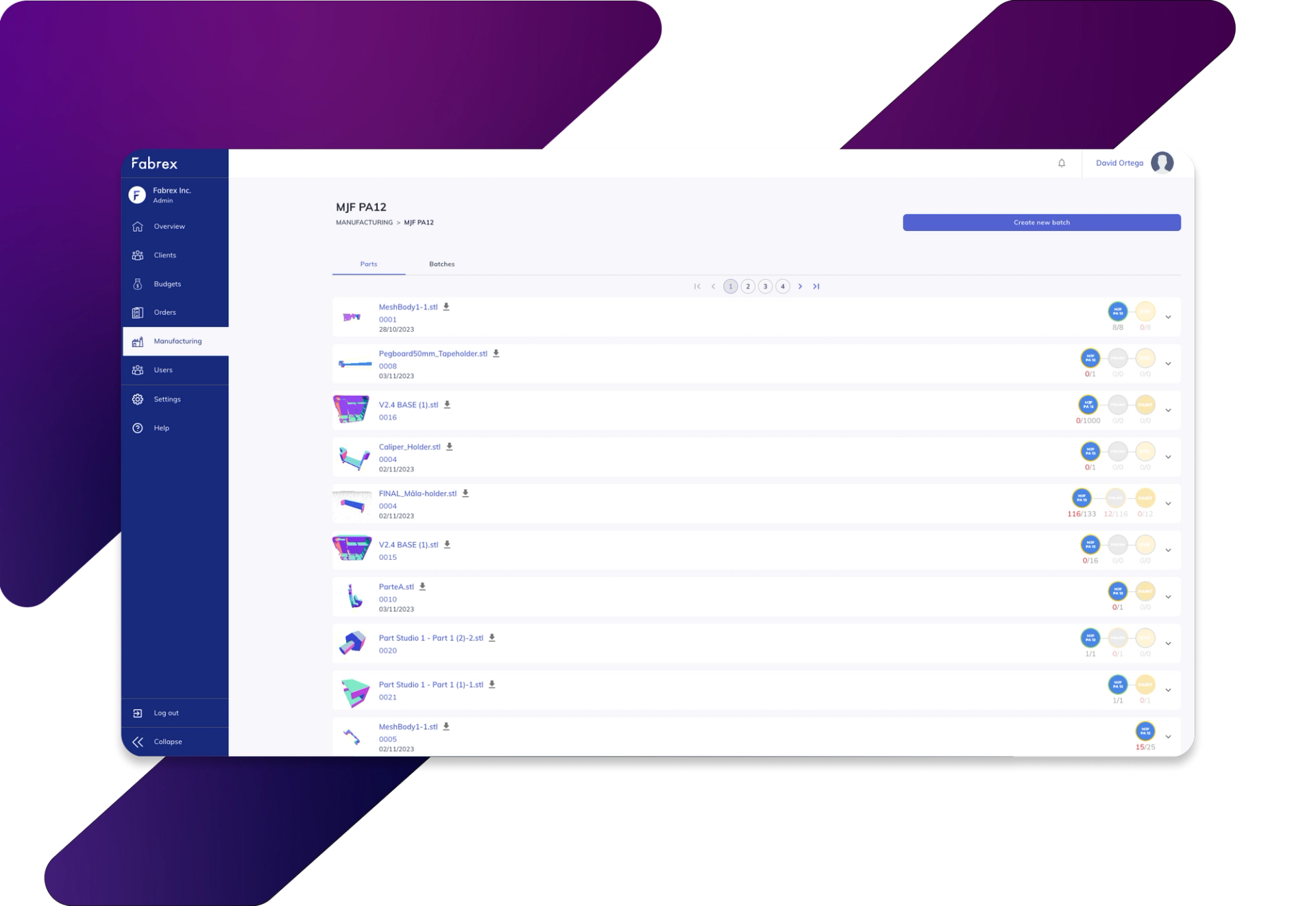 Fabrex Manufacturing Software | Optimize Production & Traceability