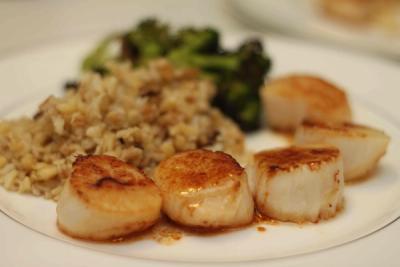 Thomas Keller’s Caramelized sea Scallops