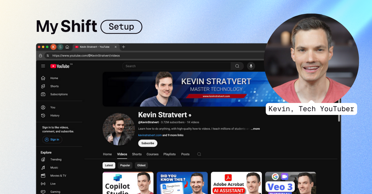 Kevin Stratvert’s Guide to a Browser That Actually Fits | Shift Browser