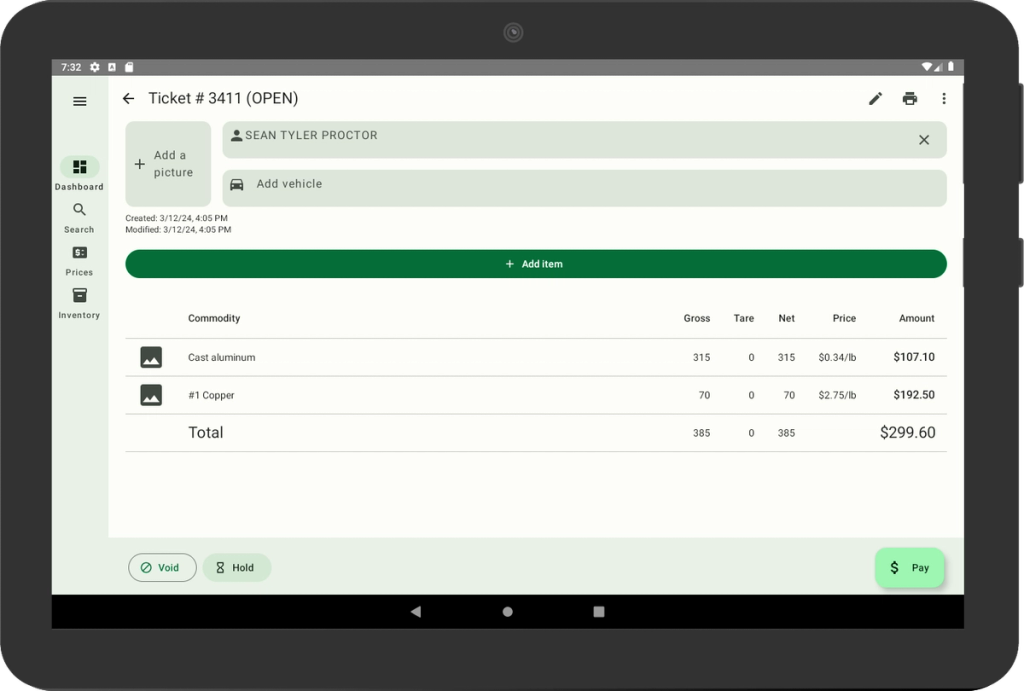 Scrap Tickets Homepage