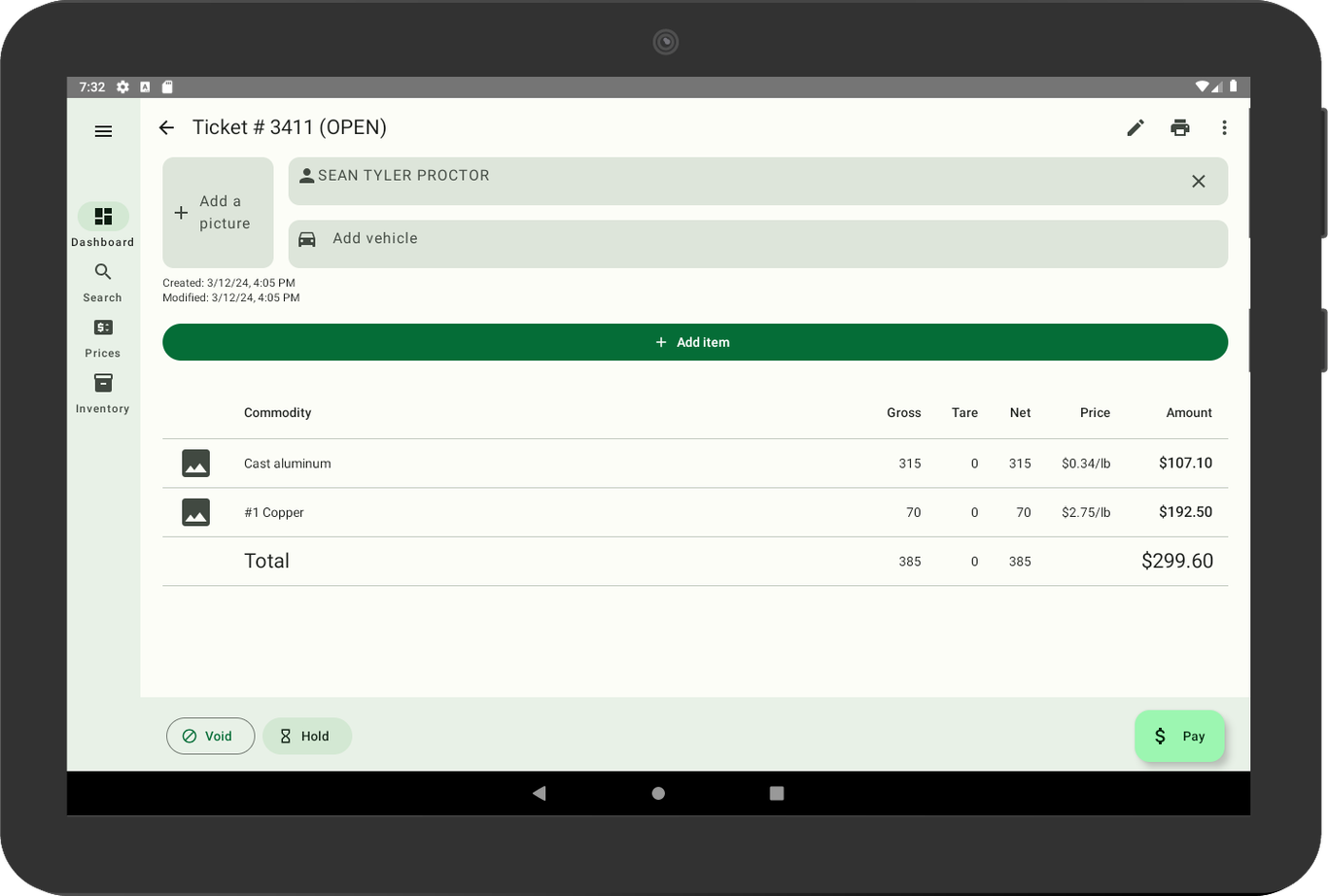 Scrap Tickets Homepage