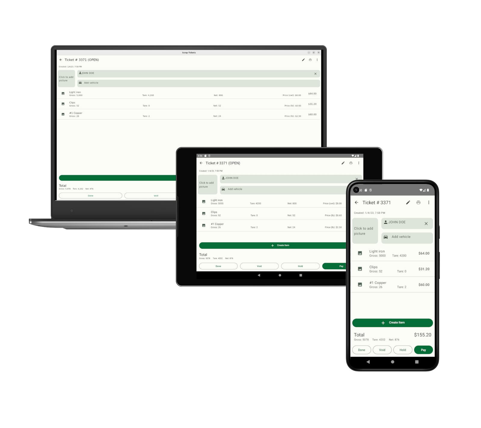 Scrap Tickets Homepage