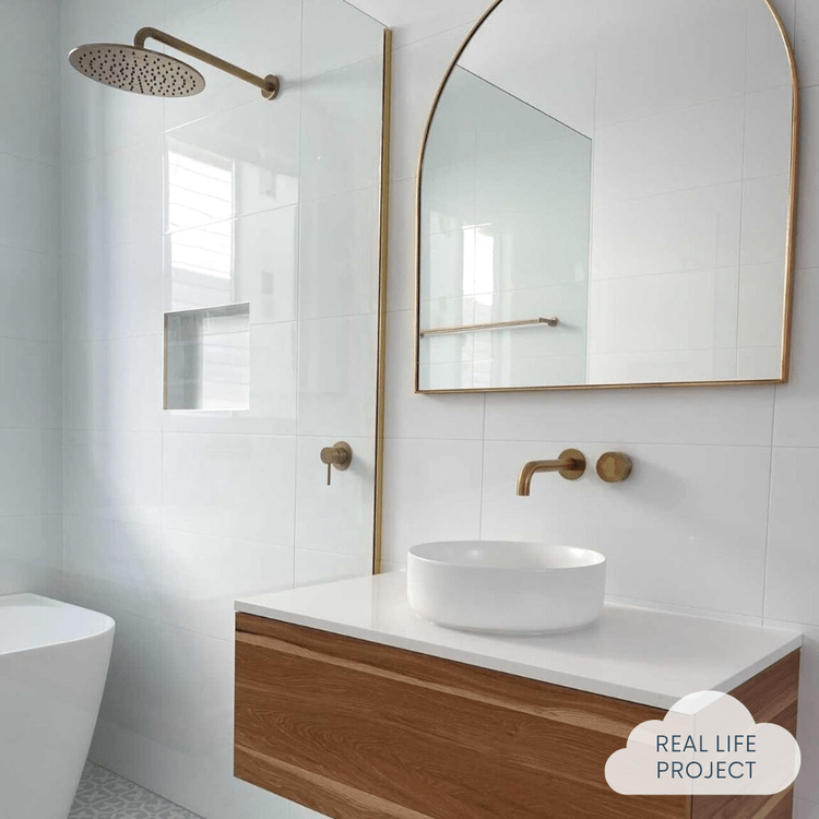 Brushgrove Gloss White Tile | TileCloud