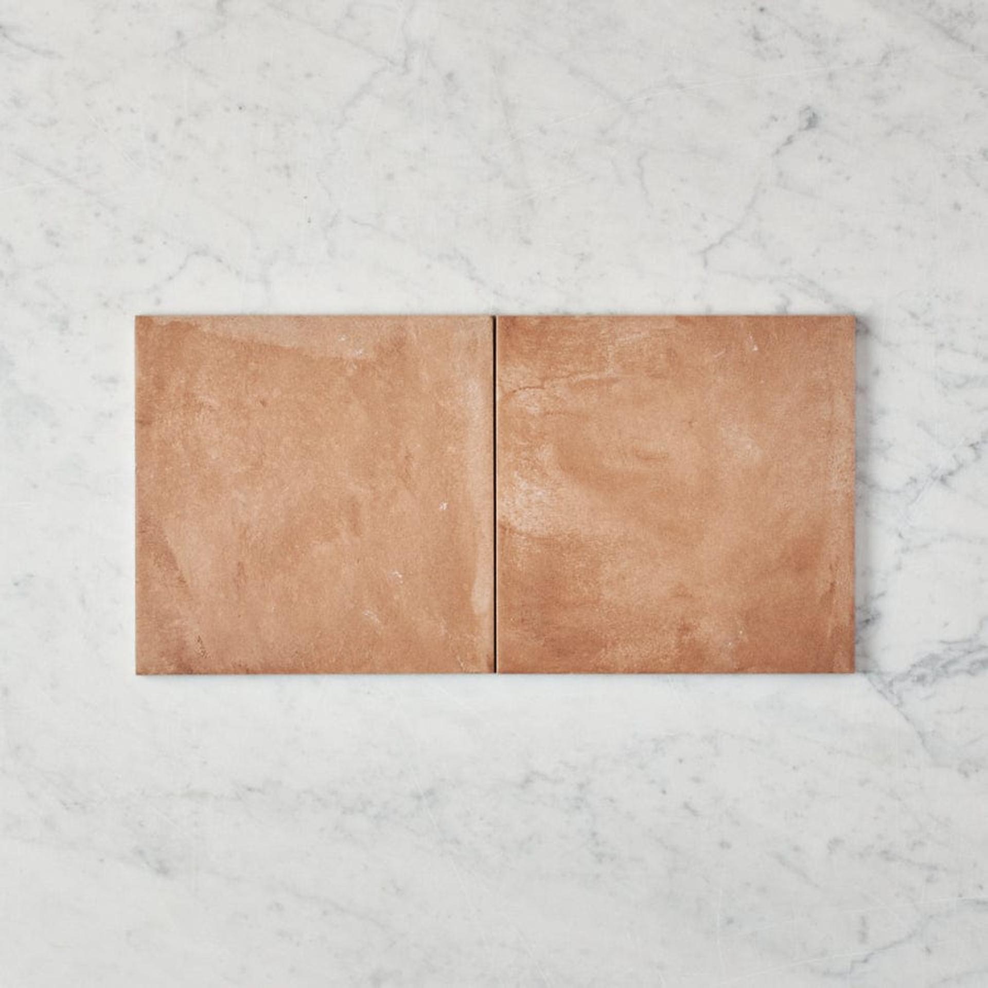 Boat Harbour Beach Terracotta Encaustic Look Square Tile | TileCloud