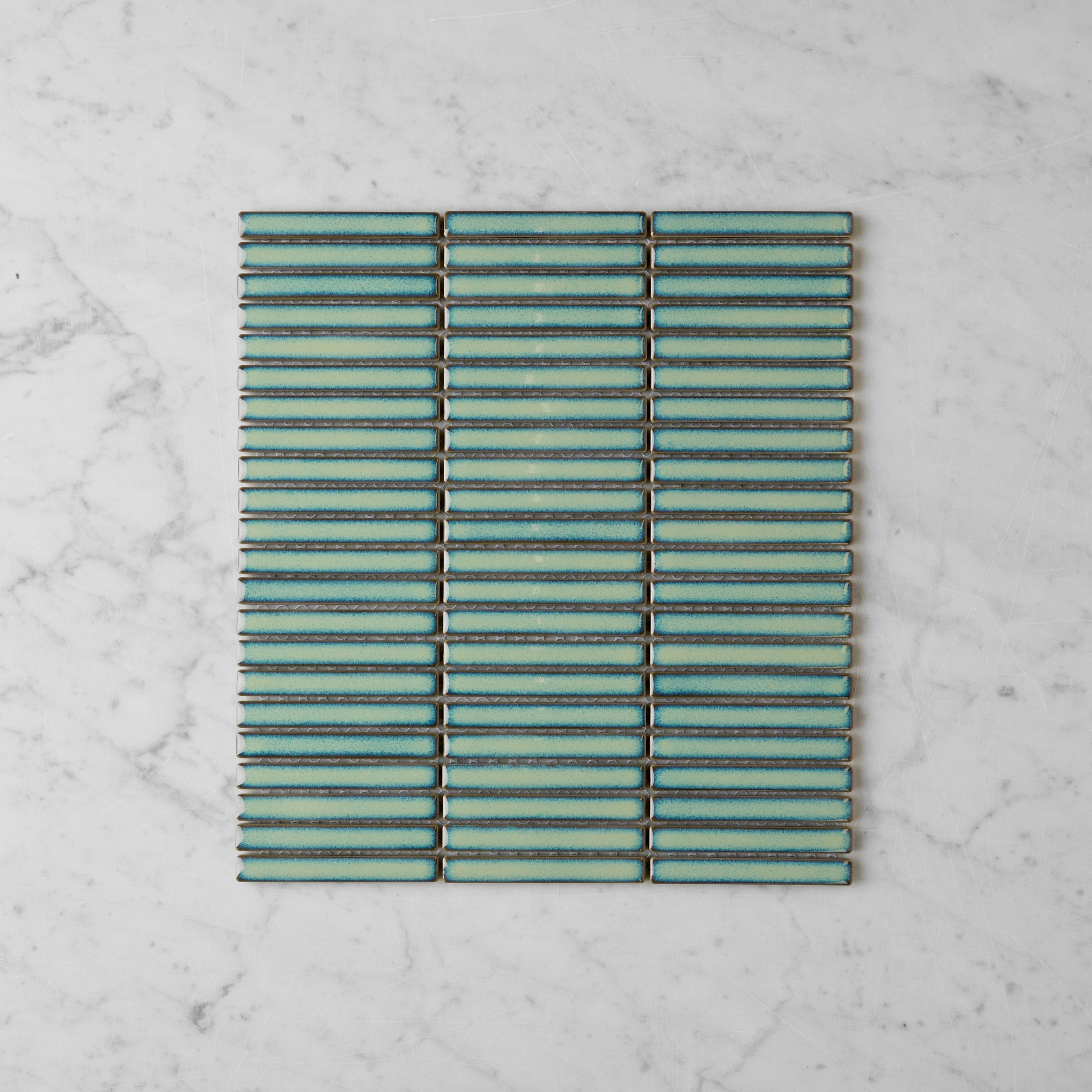 Coogee Antique Sage Green Kit Kat Mosaic Tile | TileCloud