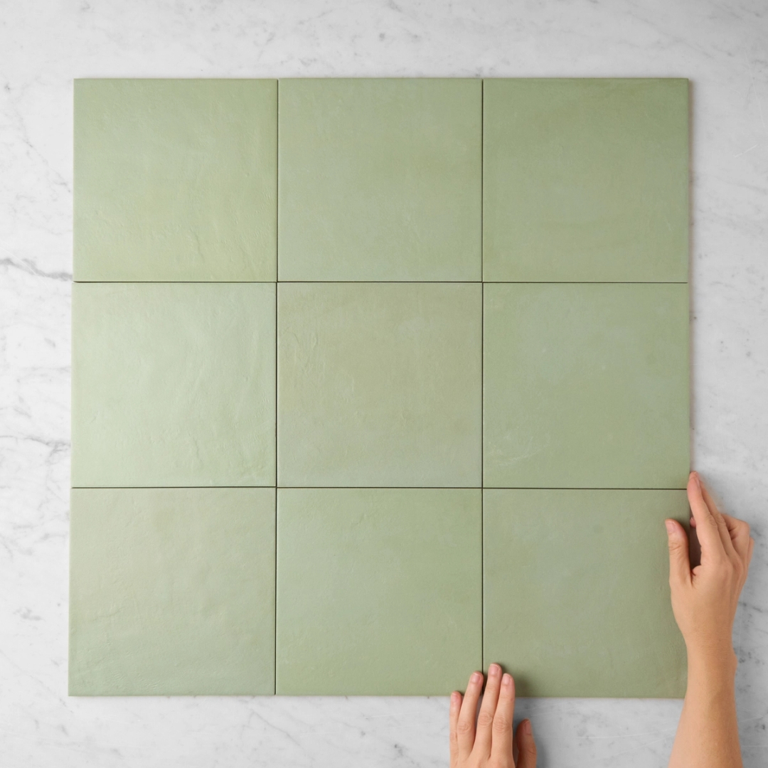 Bronte Square Sage Tile | TileCloud