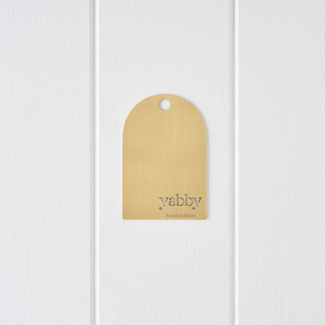 Brushed Brass Tapware Sample Disc | Yabby