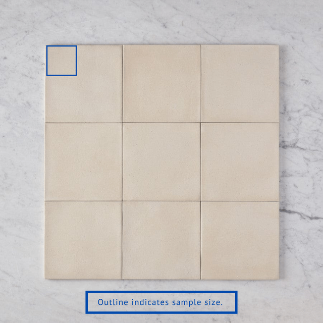 Tamarama Cream Square Tile | TileCloud