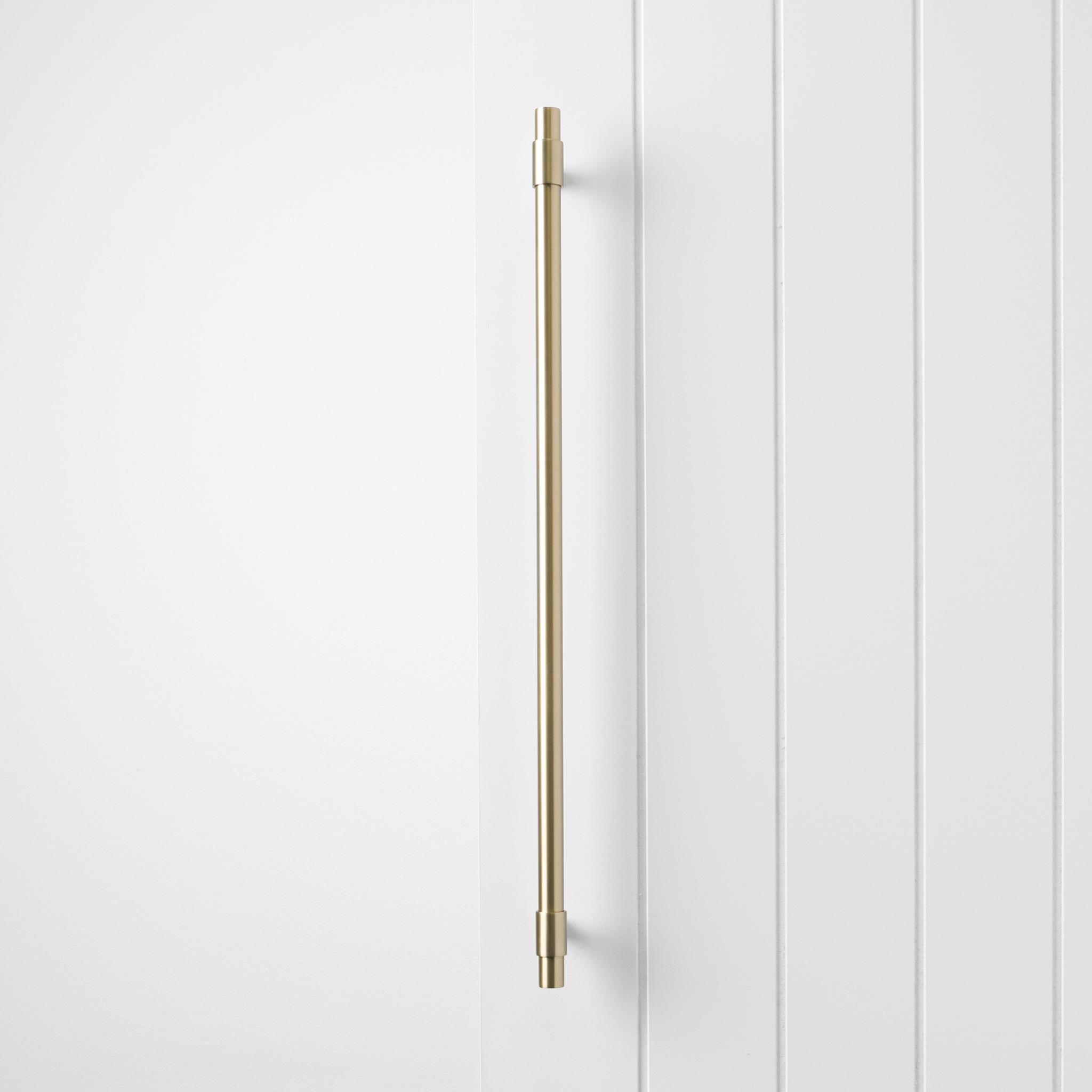 Front Door Double Side Pull Warm Brushed Nickel | TileCloud