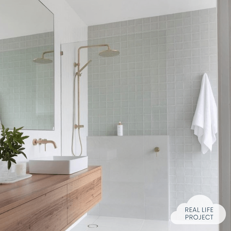Newport Matte Sage Small Square Tile | TileCloud