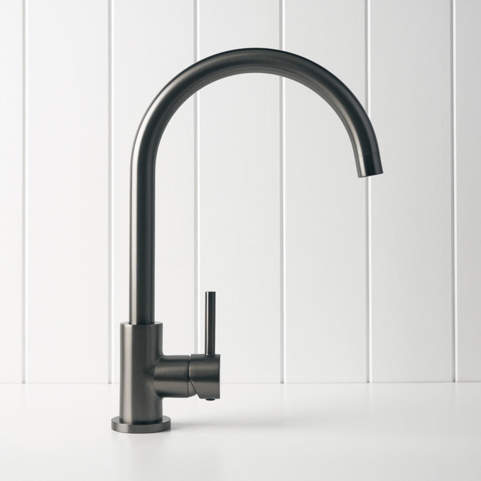 Round Kitchen Mixer Gunmetal | Yabby
